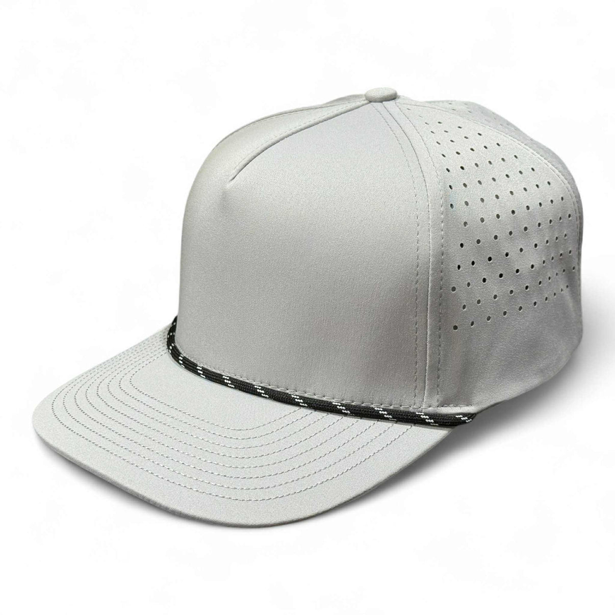 Lunar ( Eclipse ) 5 Panel Performance Snapback [L. Grey/Blk Rope ...